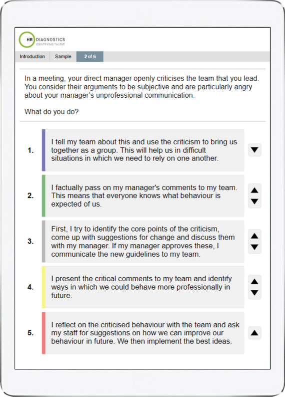 Behaviour in management situations - DECIDE